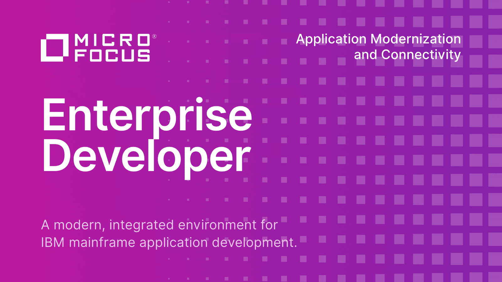 Enterprise Developer | Micro focus