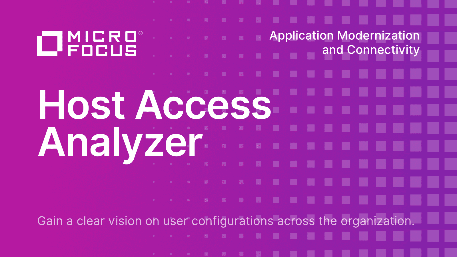 Host Access Analyzer | Micro Focus
