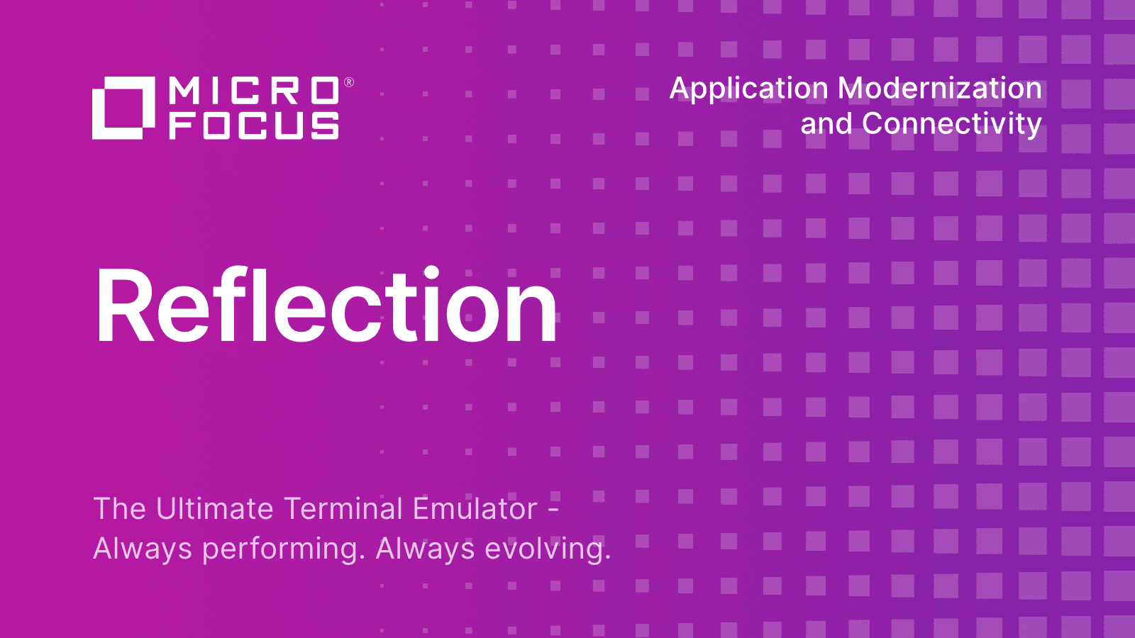 Terminal Emulation Software | Reflection | Micro Focus
