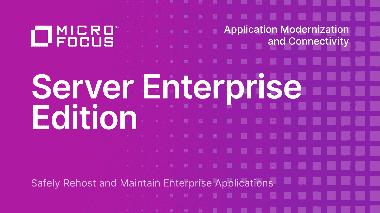 Server Enterprise Edition Micro Focus server-enterprise-edition-micro-focus