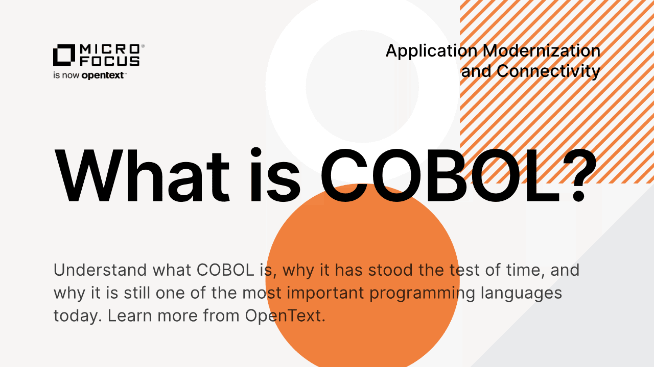What Is COBOL OpenText