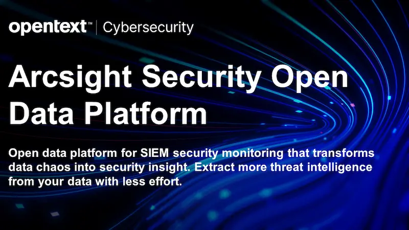 ArcSight Security Open Data Platform | CyberRes
